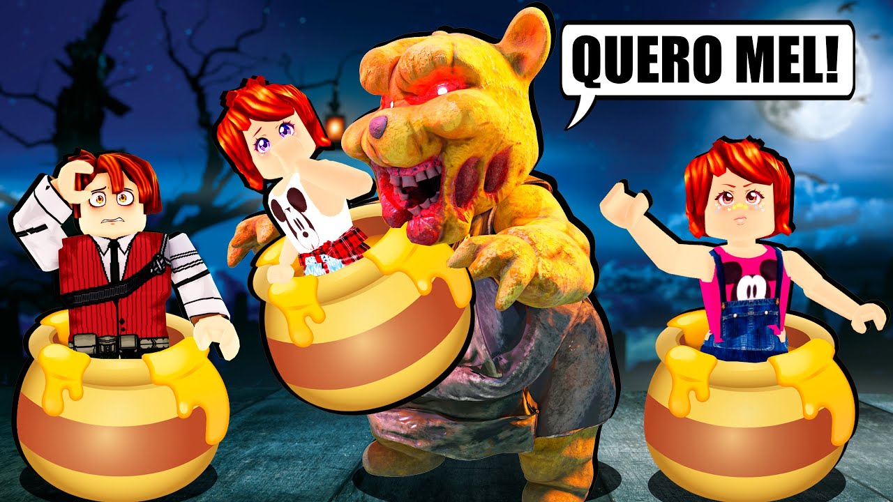 VIRAMOS POTE DE MEL NO POOH DO ROBLOX! - YouTube