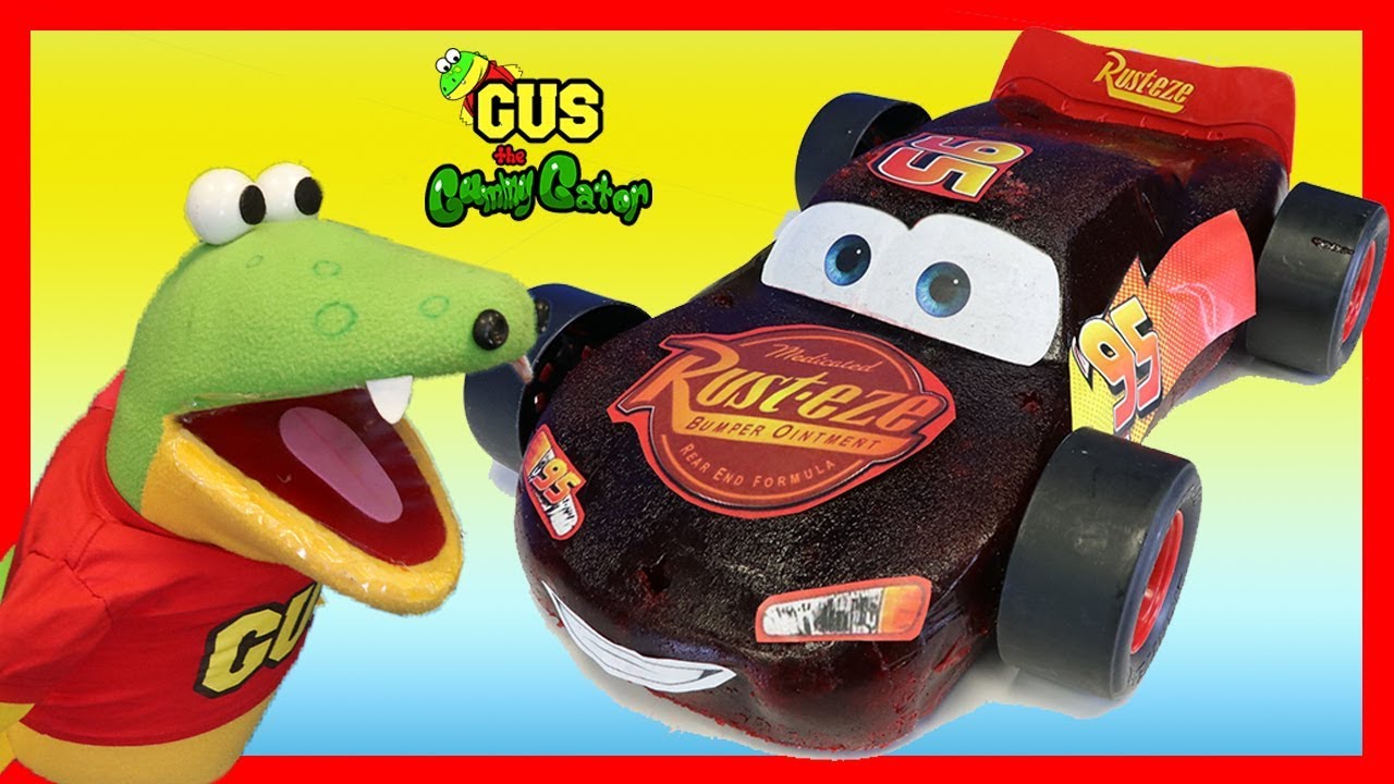 DIY GIANT GUMMY LIGHTNING MCQUEEN Cars 3! How to make Jello - YouTube