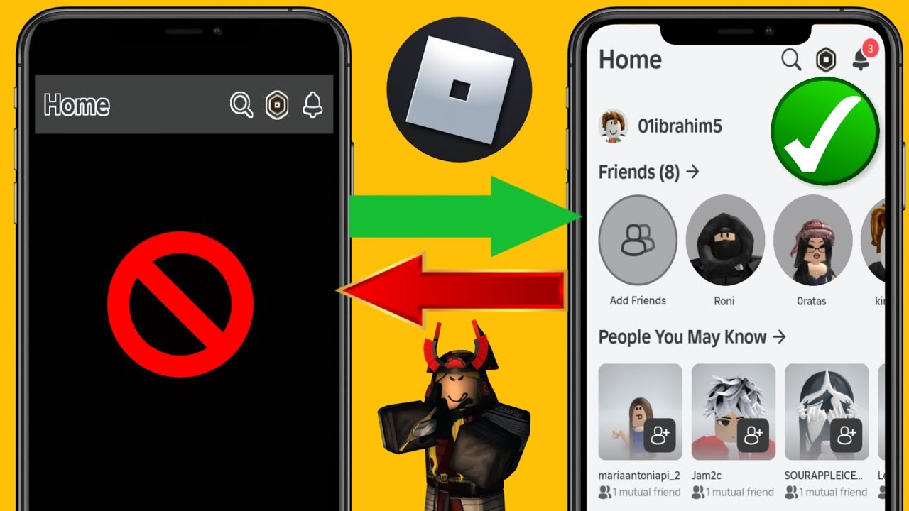How to fix black screen on Roblox Mobile (2025)|| Roblox black screen ...