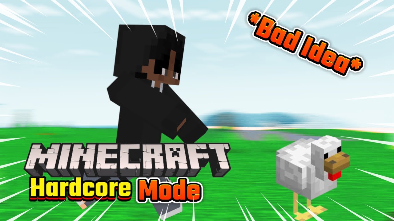 Trying hardcore mode (bad idea) - YouTube