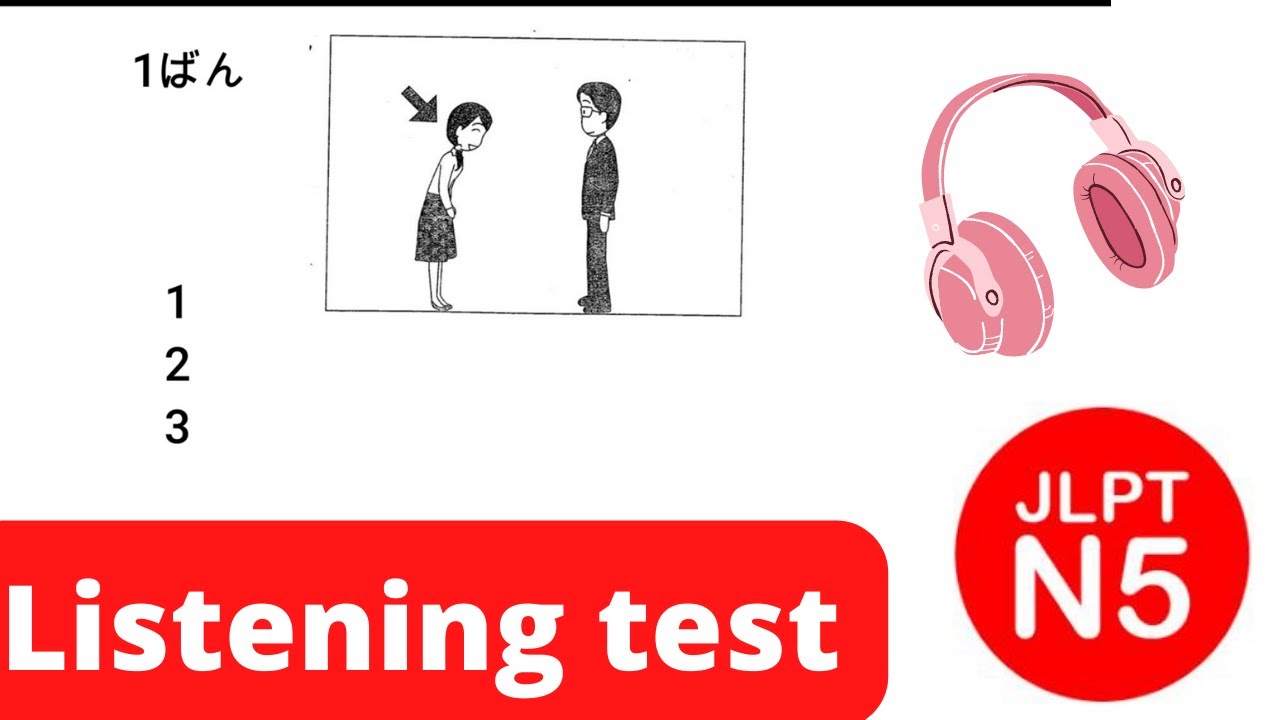 JLPT N5 LISTENING 🎧 PRACTICE | JLPT N5 sample paper #jlpt #jlptn5 - YouTube