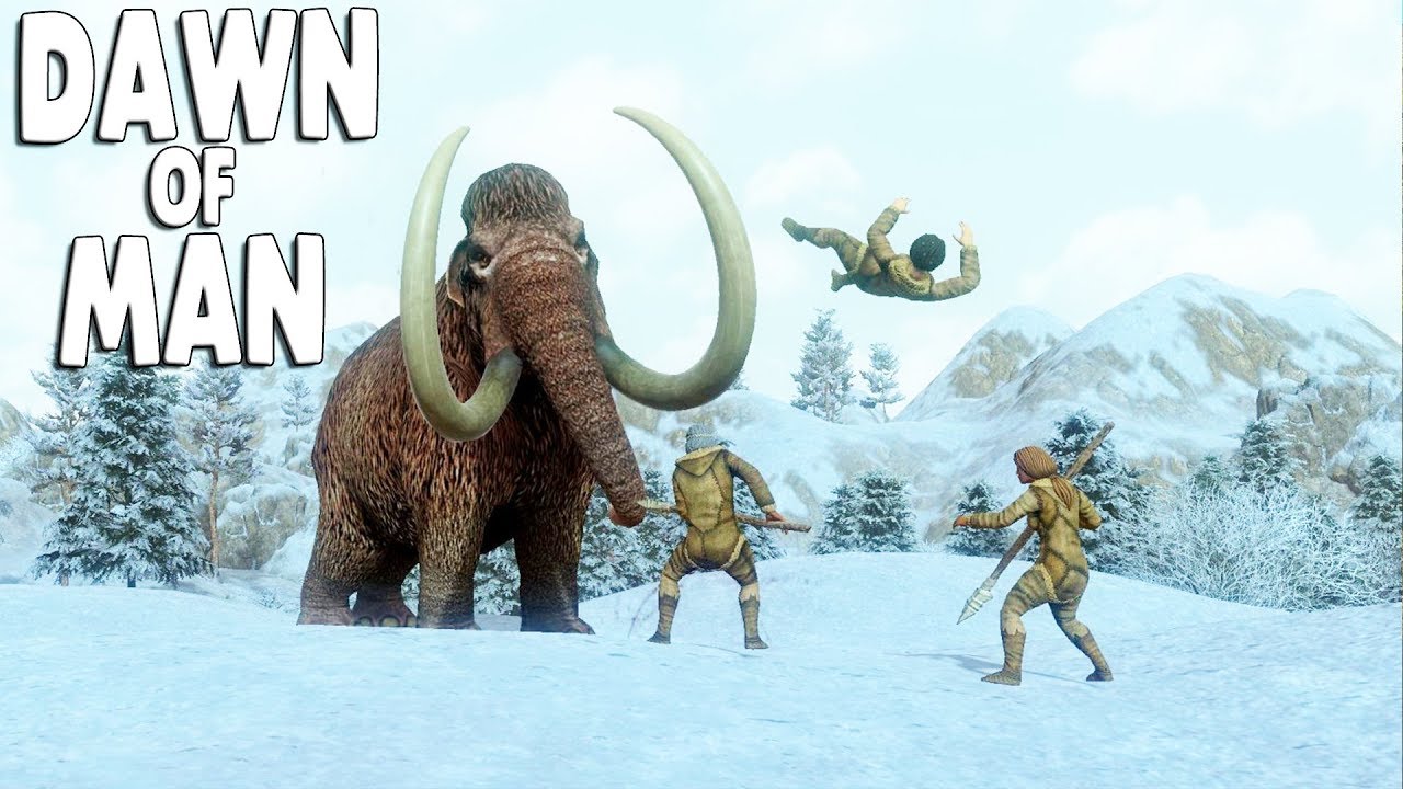 DAWN OF MAN - Ep. 02 - MAMMOTH ATTACKS Pre-Historic City Building ...