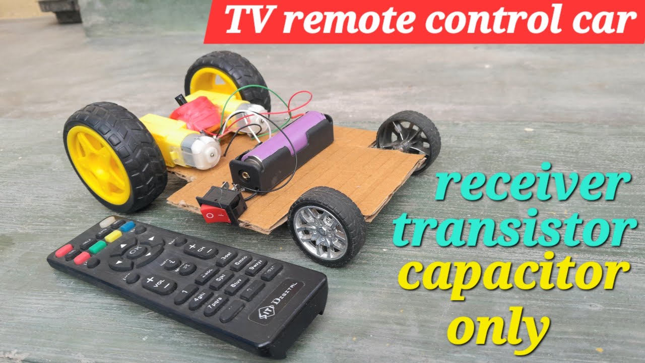 TV Remote control car | how to Make a Remote control car - YouTube