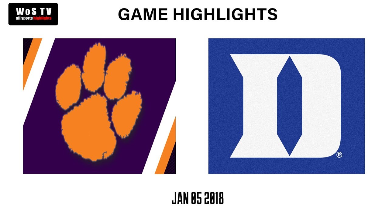 NCAA 2019 College Basketball Clemson vs Duke Full Game Highlights - YouTube