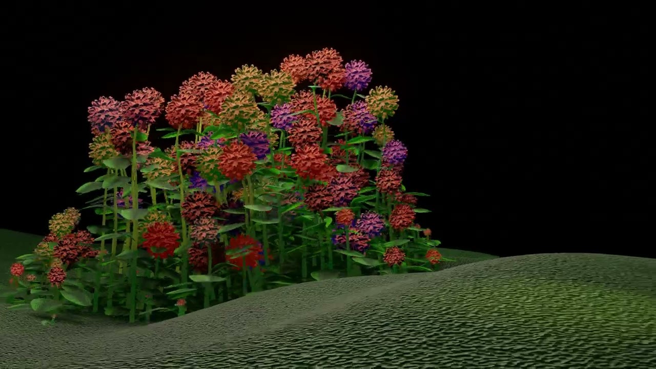 Growing Flowers Geometry Nodes Blender - YouTube