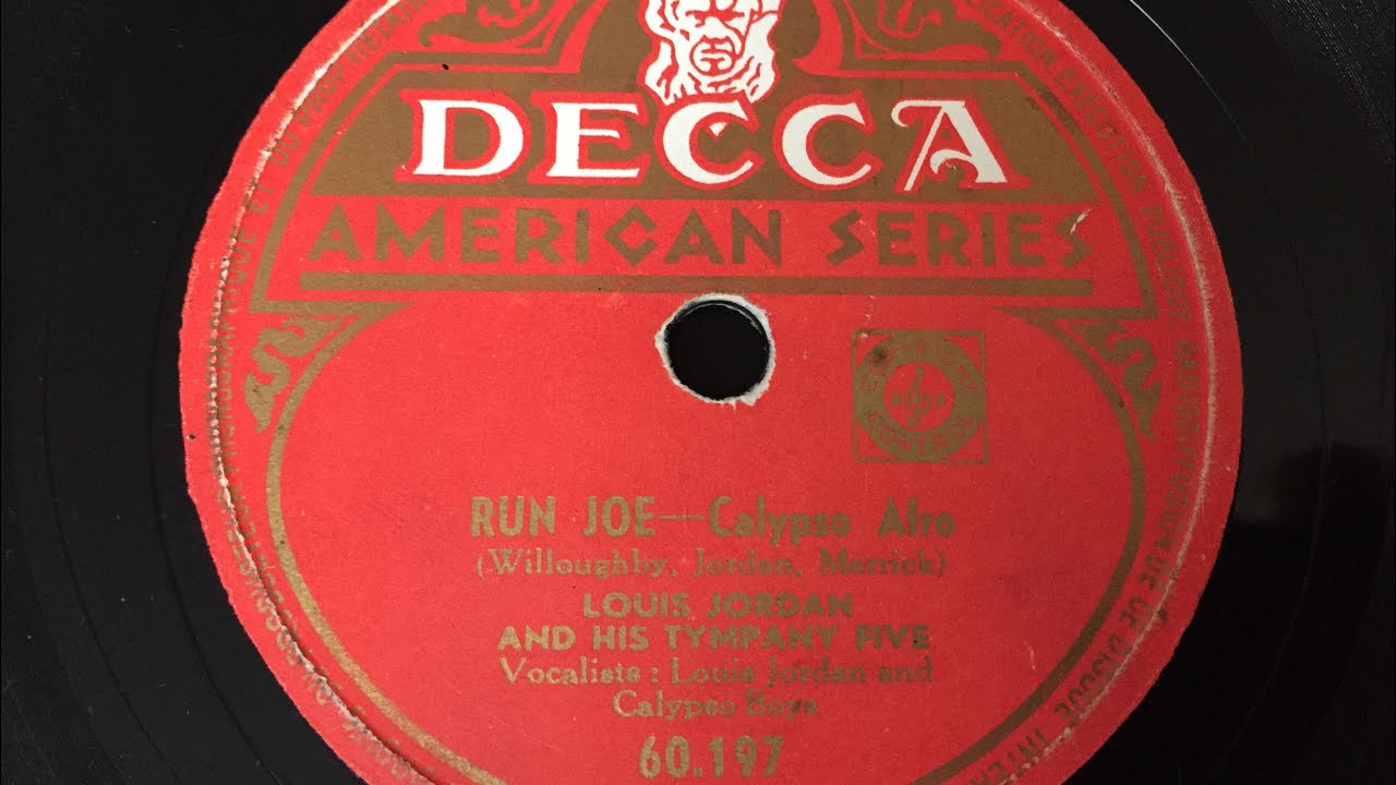 Louis Jordan - Run Joe - 78 rpm - Decca 60197 - YouTube
