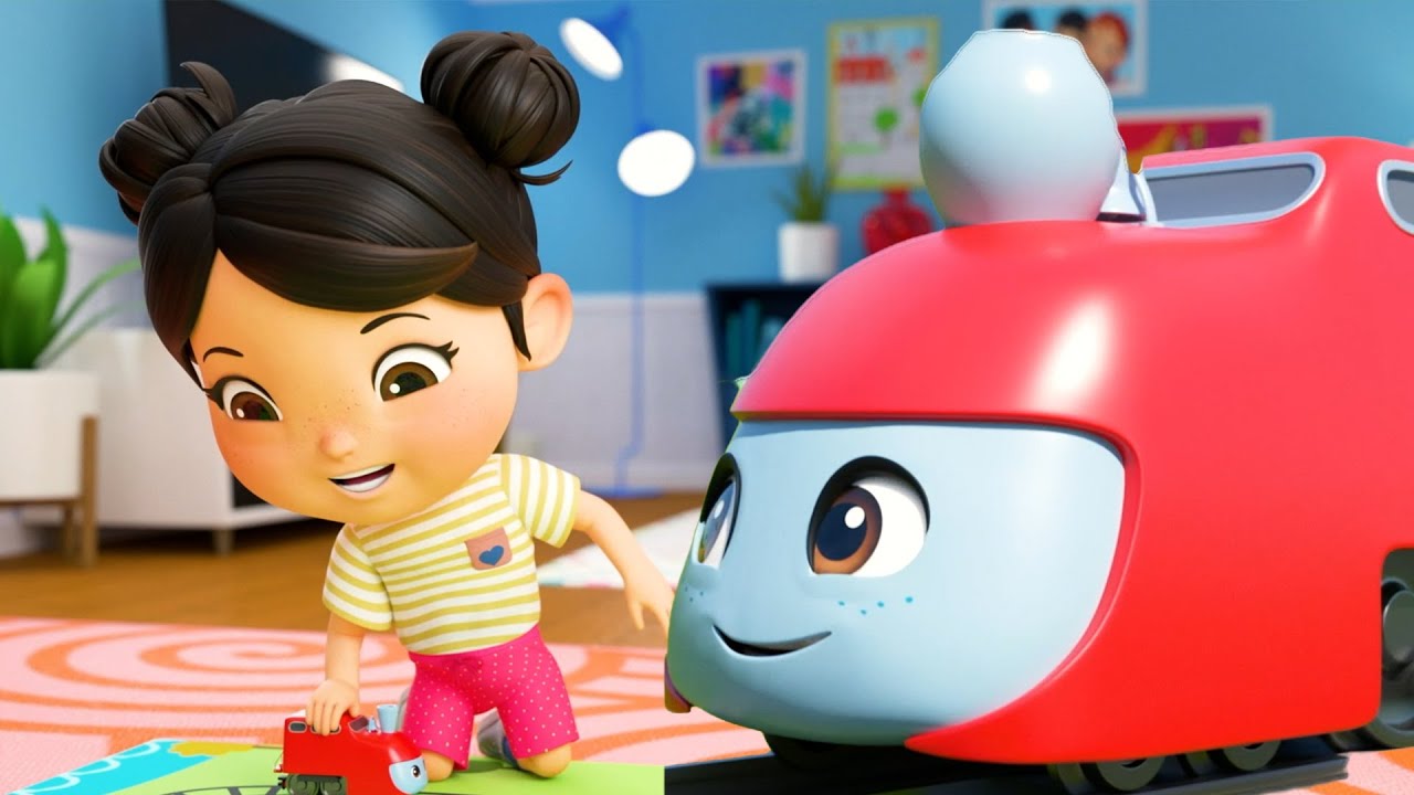 Vehicle Sounds - Bus, Cars & Trains | Boo Boo Kids Nursery Rhymes ...