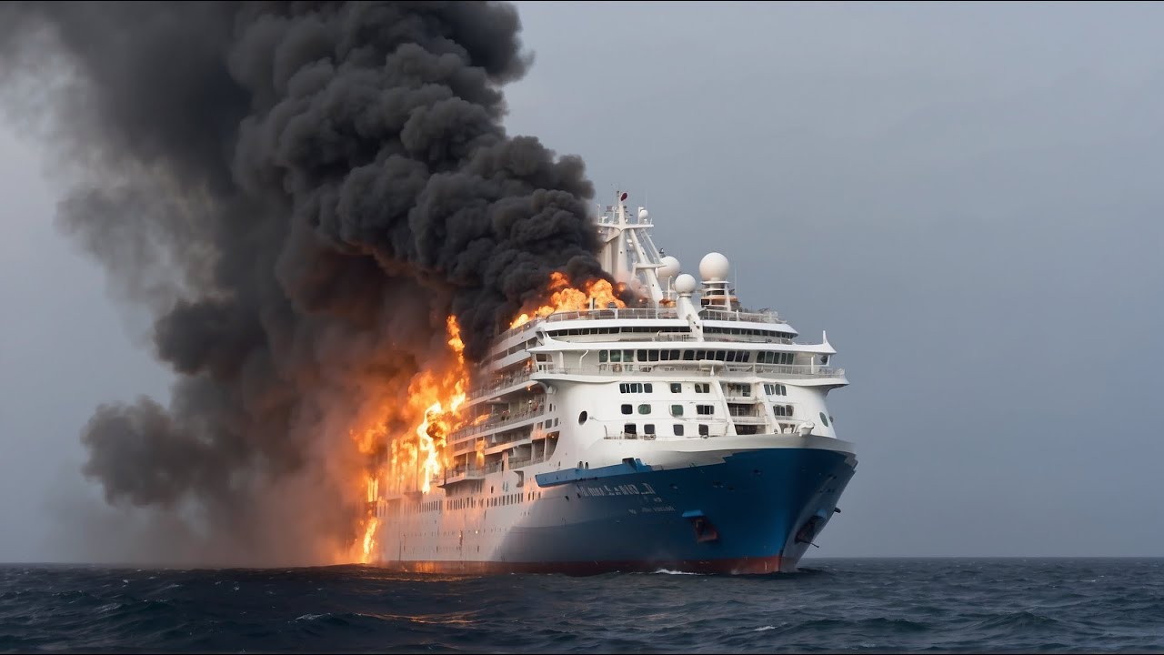 Today's Tragedy! Ukrainian fighter jets blow up cruise ship carrying 14 ...