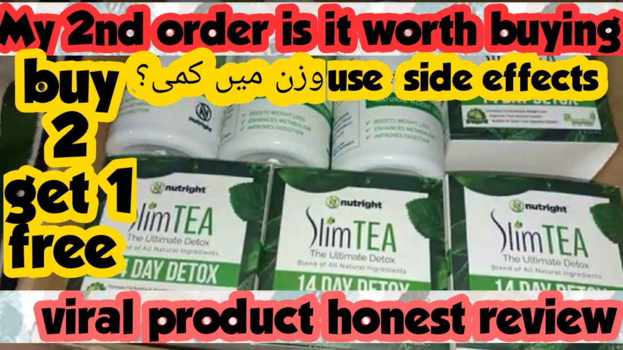 My( 2nd) order🔥 weight loss detox|Nutright detox and slimtea review # ...