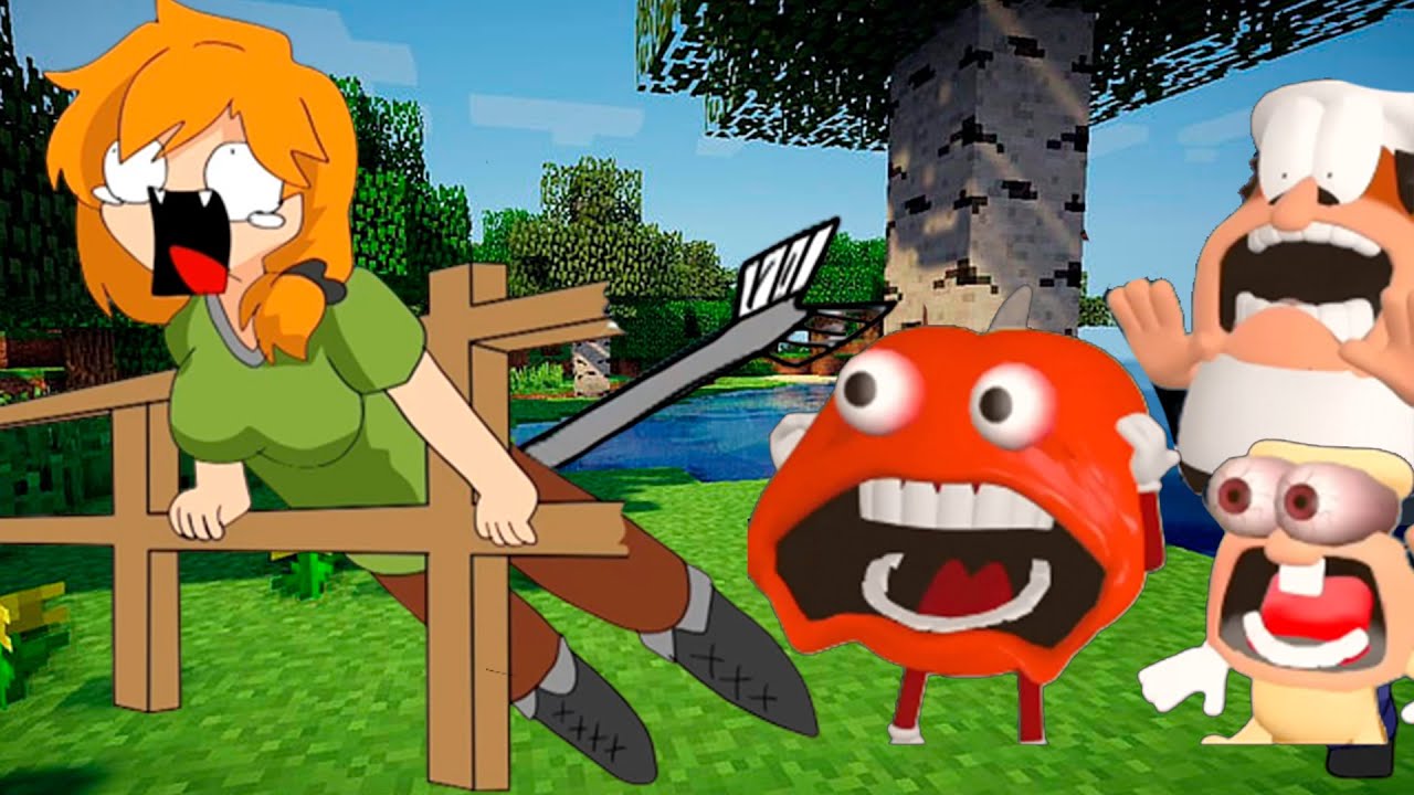 Steve, I'm stuck Minecraft | Pizza Tower Screaming Meme React - YouTube