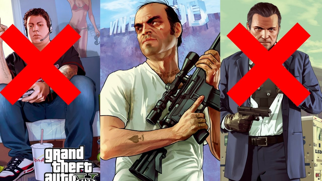 GTA 5 Trevor Kills Jimmy And Michael - YouTube