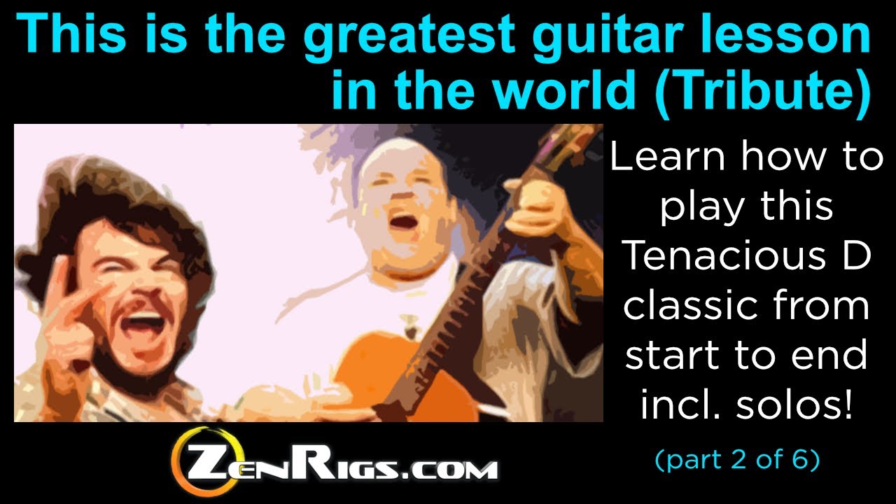 Tribute by Tenacious D - Guitar Lesson (part 2 of 6) - YouTube