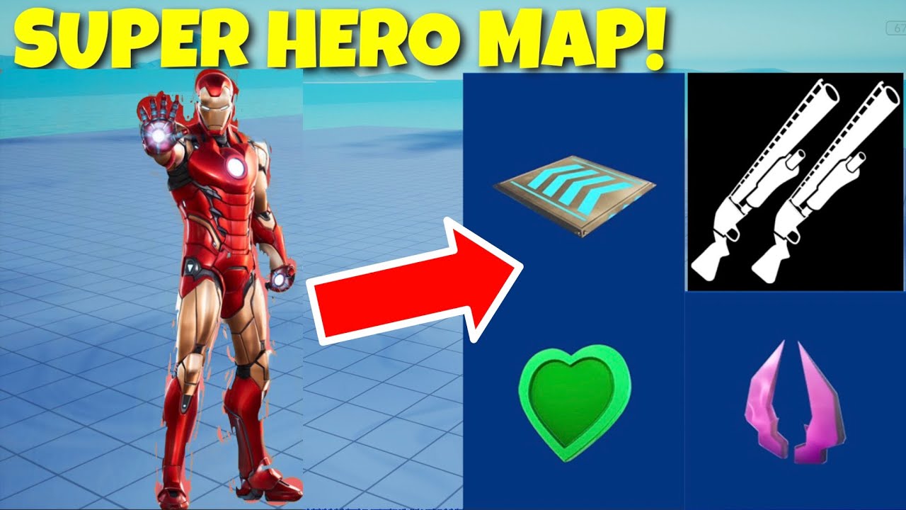 How To Make A SUPER HERO BOX FIGHT/ZONE WARS MAP In Fortnite Creative 1 ...