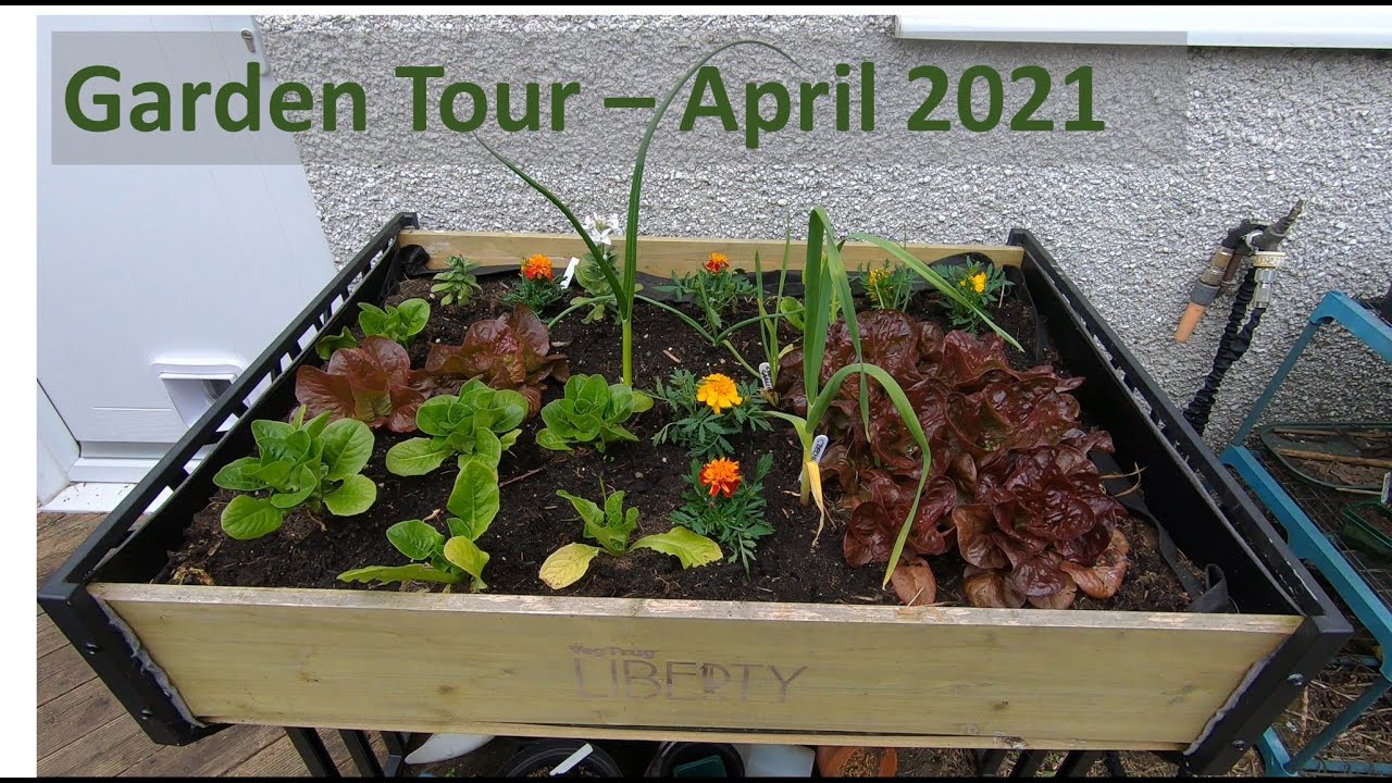 #186 Garden Tour April 2021 - YouTube