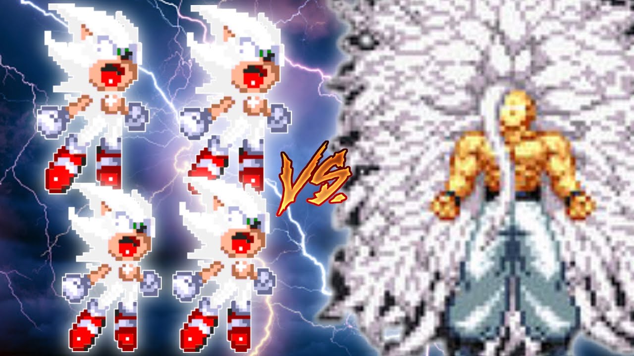 Sonic Chaos V4 JVL OP(All Form) X4 VS Goku SSJ Infinity MUI OP in Jump ...
