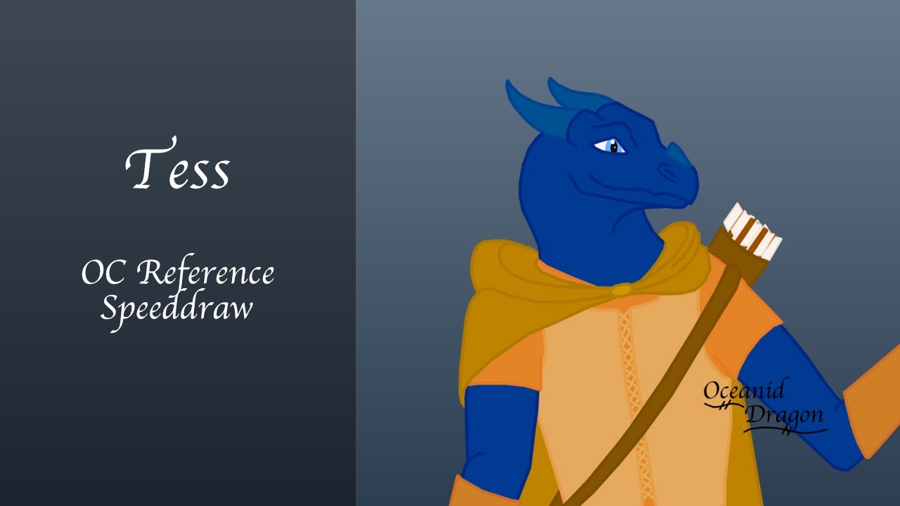 Speedpaint/Speeddraw #32 -- OC Reference -- Tess - YouTube