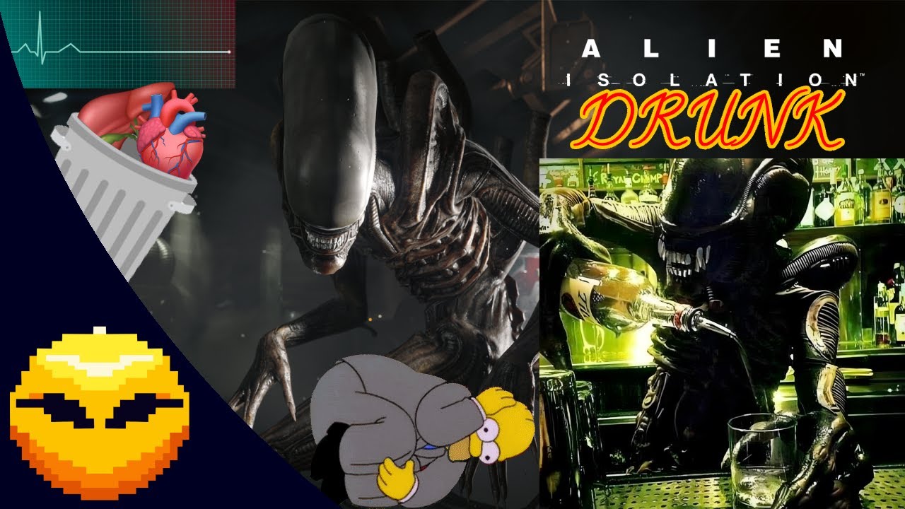 HIGHLIGHTS - Crazed drunk attempts alien isolation - YouTube