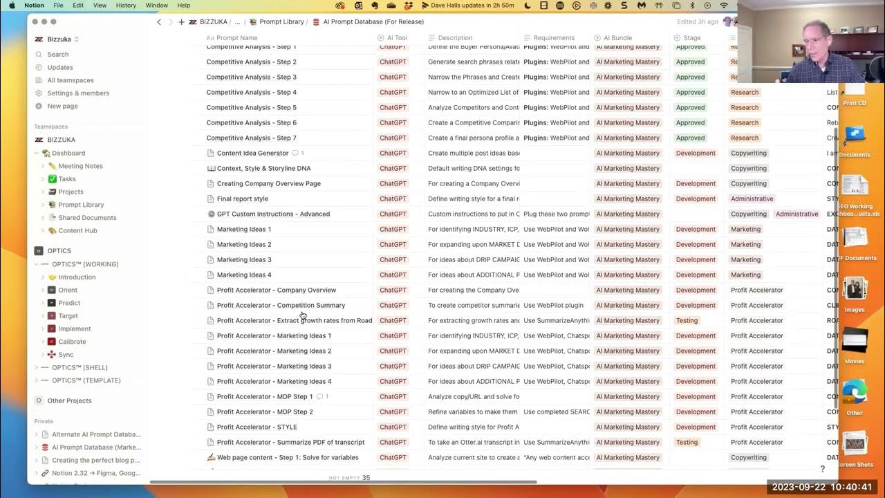 How to Create an #AI Prompt Database in Notion and get one for free - YouTube