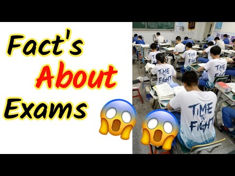 Fact's About Exams | दुनिया का सबसे Hard परीक्षा 😱😱😱। #facts #exam # ...