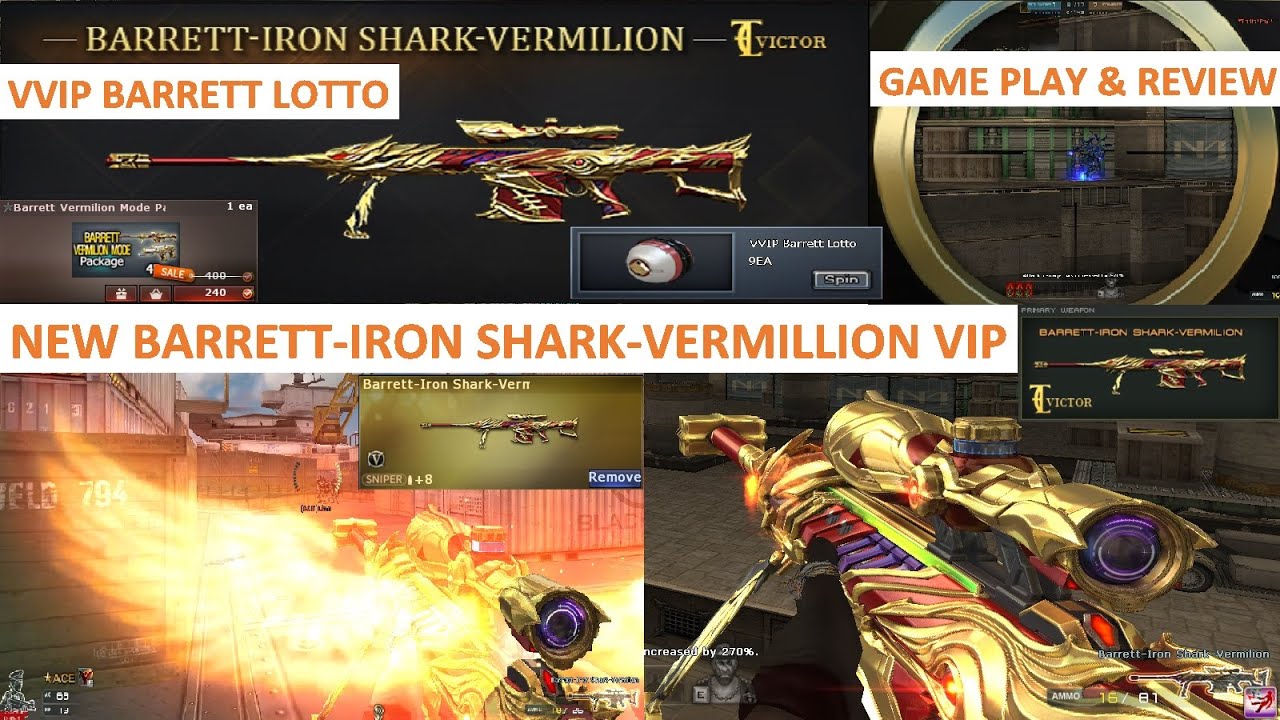 NEW BARRETT-IRON SHARK-VERMILLION VIP CROSSFIRE PH - YouTube