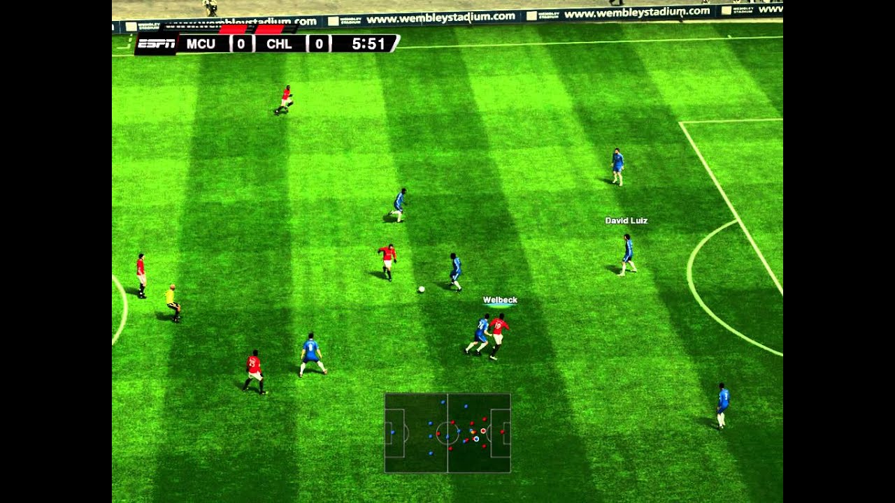 Pro Evolution Soccer 2012 PC Gameplay- PES 13 Patch - YouTube