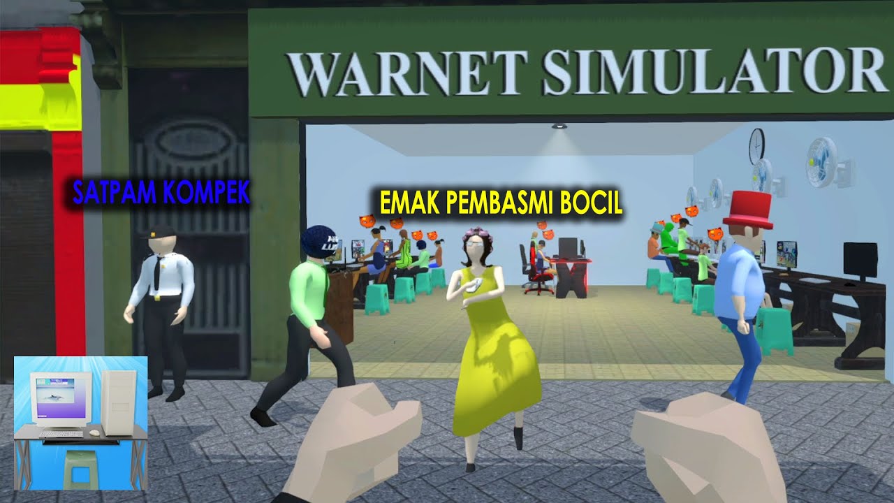 SIMULATOR WARNET PC GAMING BANYAK SATPAM KOMPLEK GALAK - WARNET ...