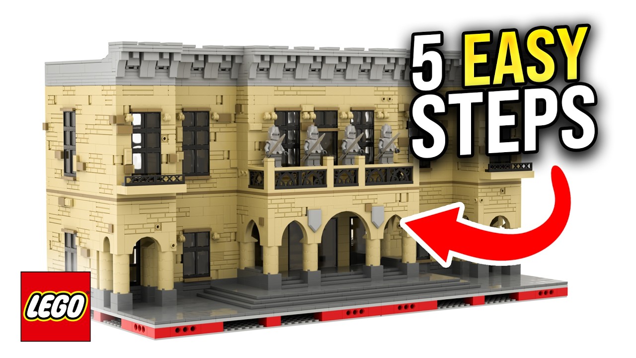 How to Make a LEGO Modular Building - YouTube
