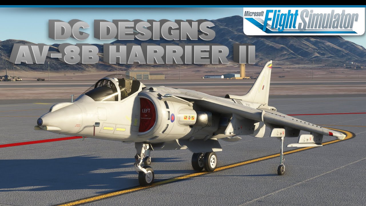 DC Designs AV-8B Harrier II VTOL | Showcase | MSFS2020 - YouTube
