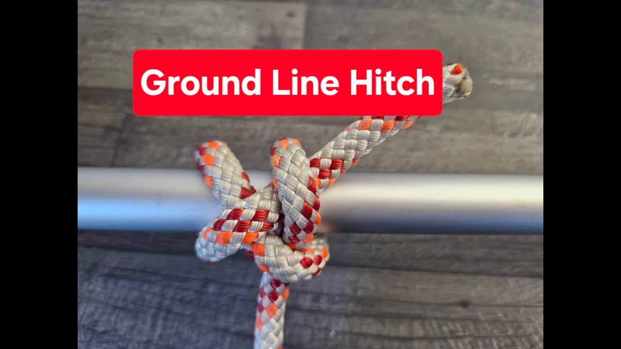 How to Tie a Ground Line Hitch | Bushcraft Anchor Knot - YouTube