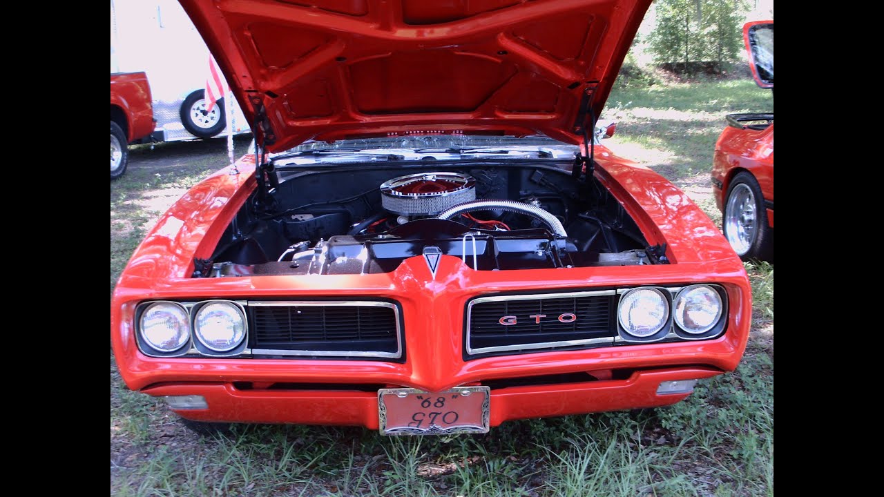 1968 Pontiac GTO Convertible Red Ren061012 - YouTube