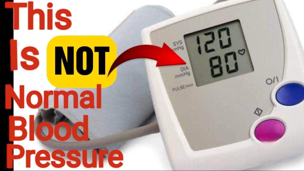 120 OVER 80 IS NOT NORMAL/New Blood Pressure Guidelines 2024. - YouTube
