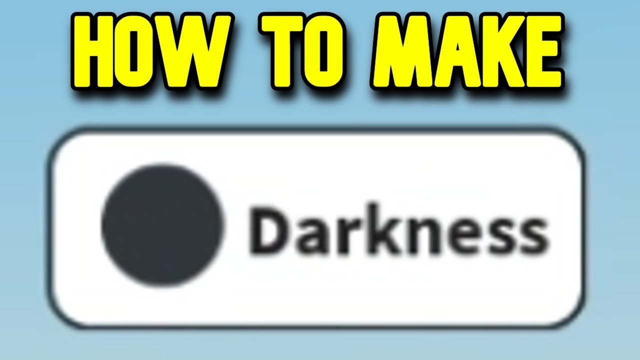 How to Make Darkness in Aura Craft (Roblox) - YouTube