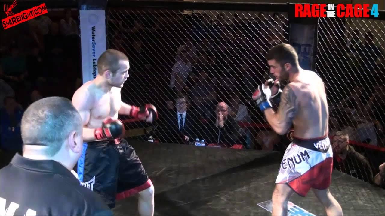Rage in the Cage 4 - Jed Nuttall VS John Spencer - SHAREFIGHT.COM - YouTube
