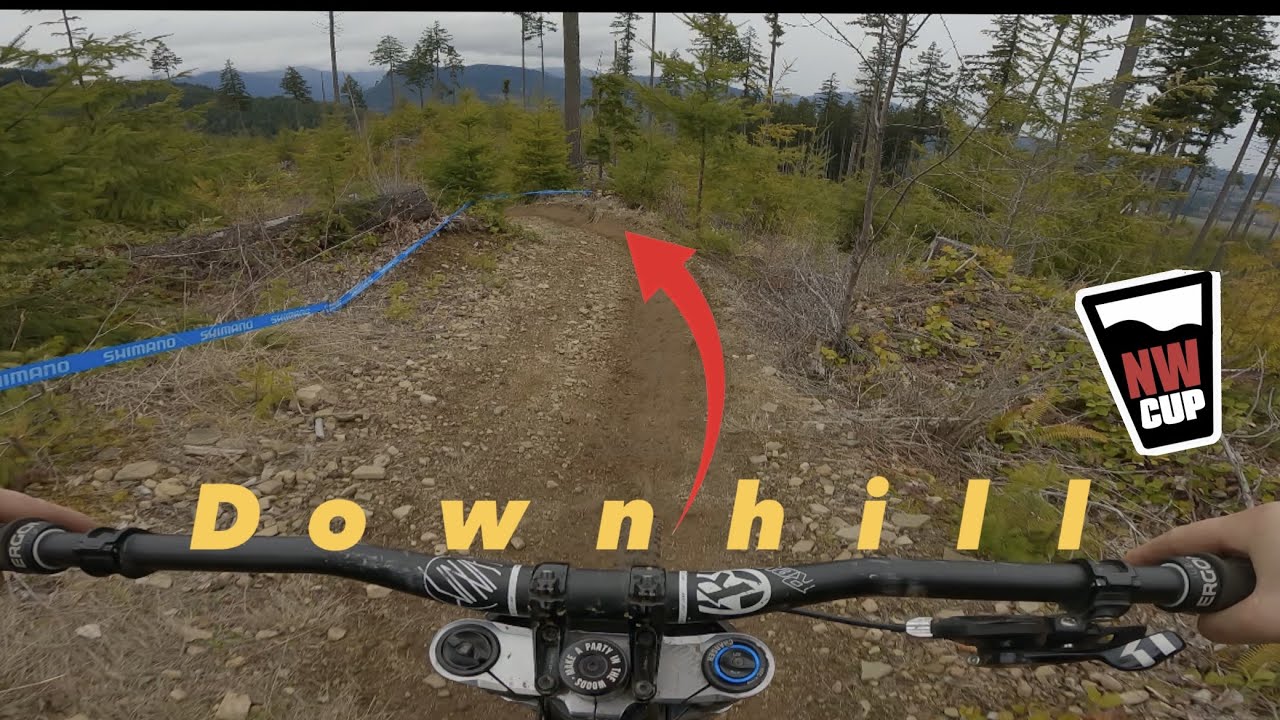MTB Beginner downhill race course - YouTube