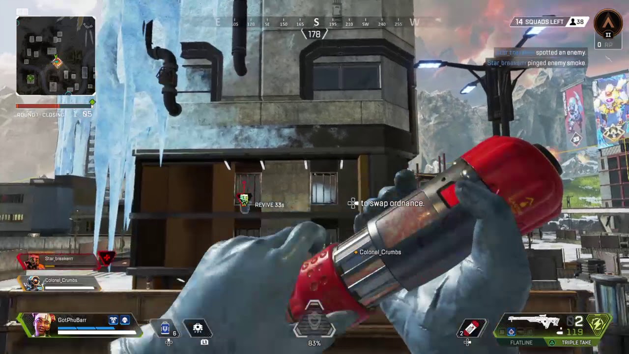 Apex - 3 kills with 2 grenades and thermite - YouTube