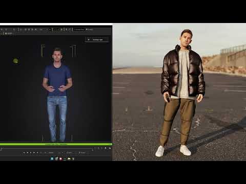 Animating Reallusion Character Creator CC4 avatars with Marvelous Designer clothes in Unreal ...