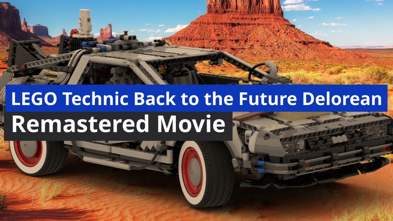 LEGO Technic Back to the Future Delorean Remastered Film - YouTube