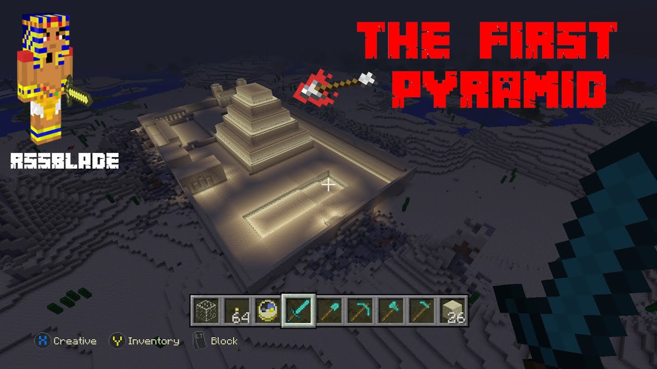 Amazing Minecraft Pyramid Complex- The Step Pyramid of Djoser - YouTube