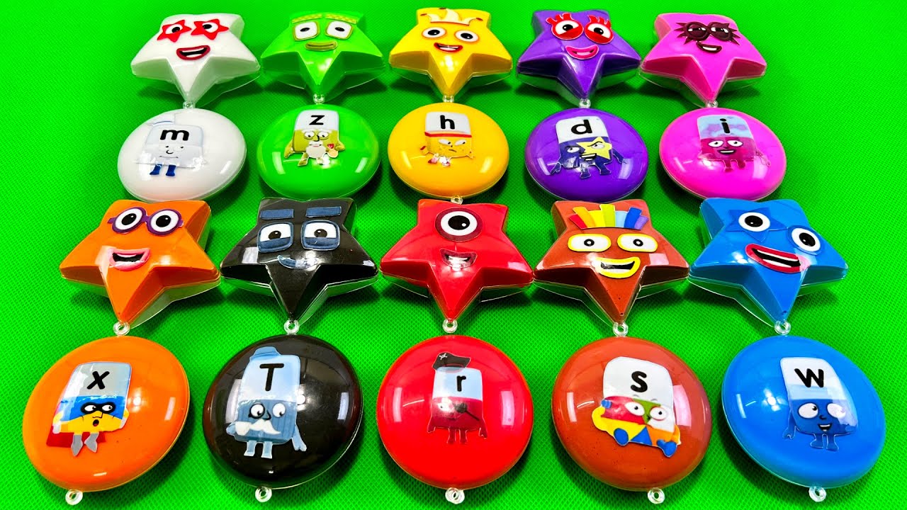 Numberblocks & Alphablocks - Looking CLAY with Oblate & Star Coloring ...