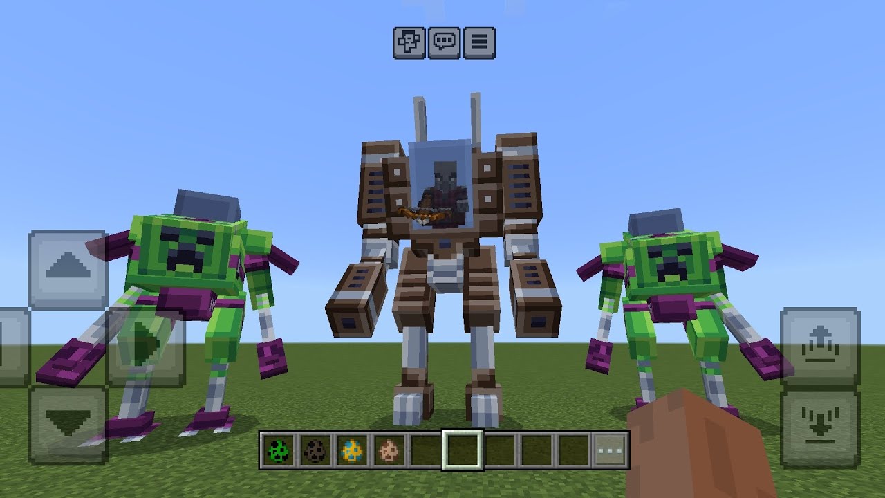 The Minecraft Mech Upgrade Addon Minecraft! - YouTube