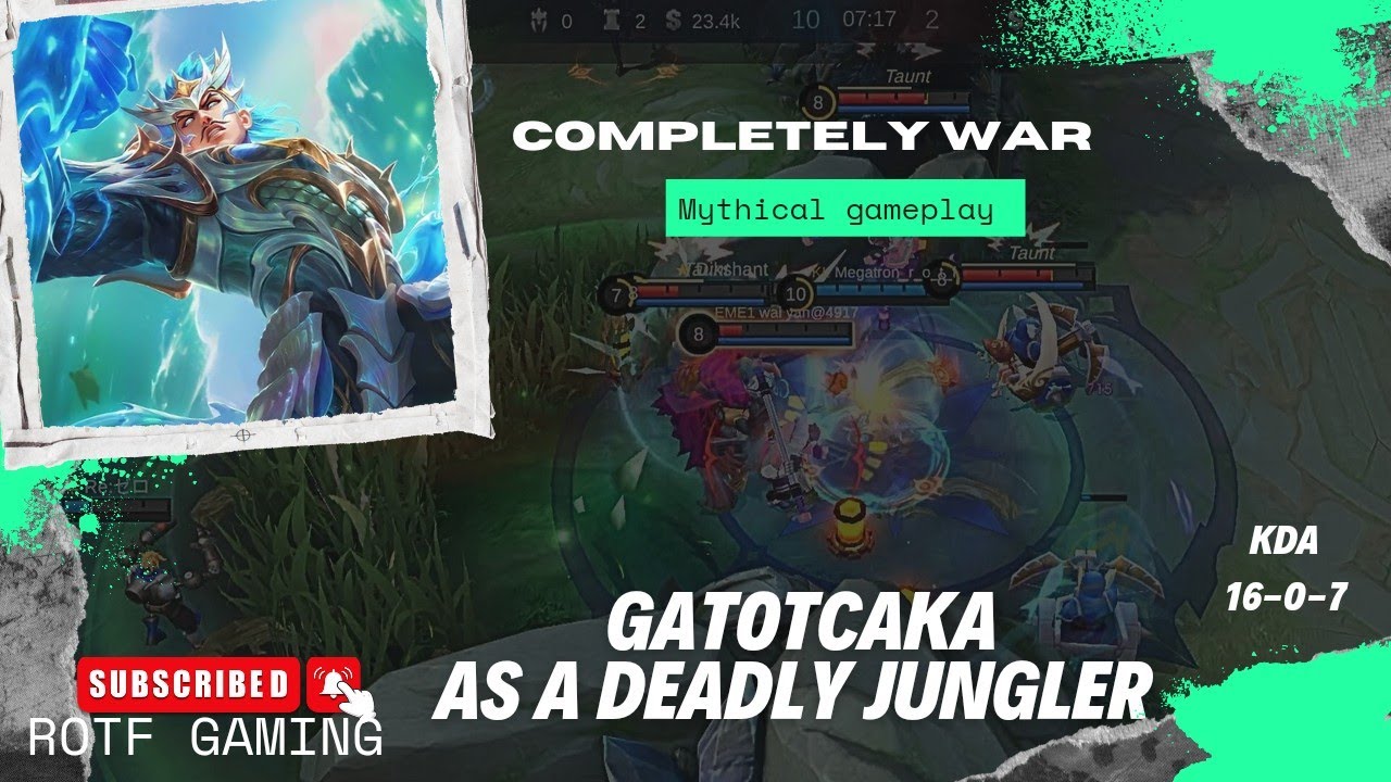 Gatotca Jungler ☠️ | MLBB - YouTube
