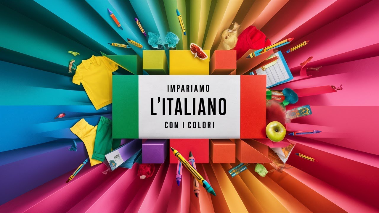 Impariamo i Colori in Italiano: Lezione facile e divertente per ...