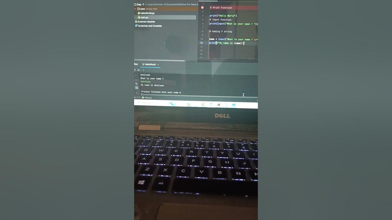 Pythonprogramming Hello World Youtube