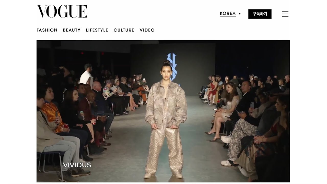 Vogue Korea Vancouver Fashion Week VFW SS24 - Rie & Vividus - YouTube