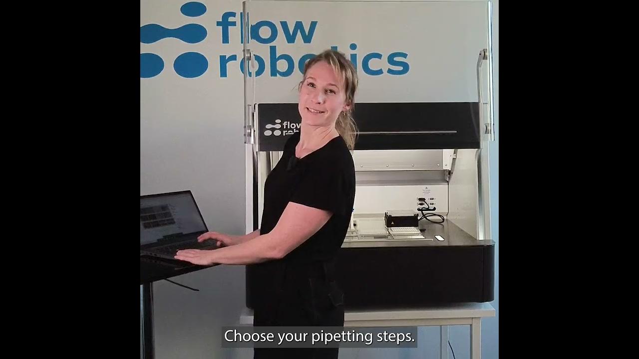 3 steps to program the liquid handling robot flowbot® ONE - YouTube