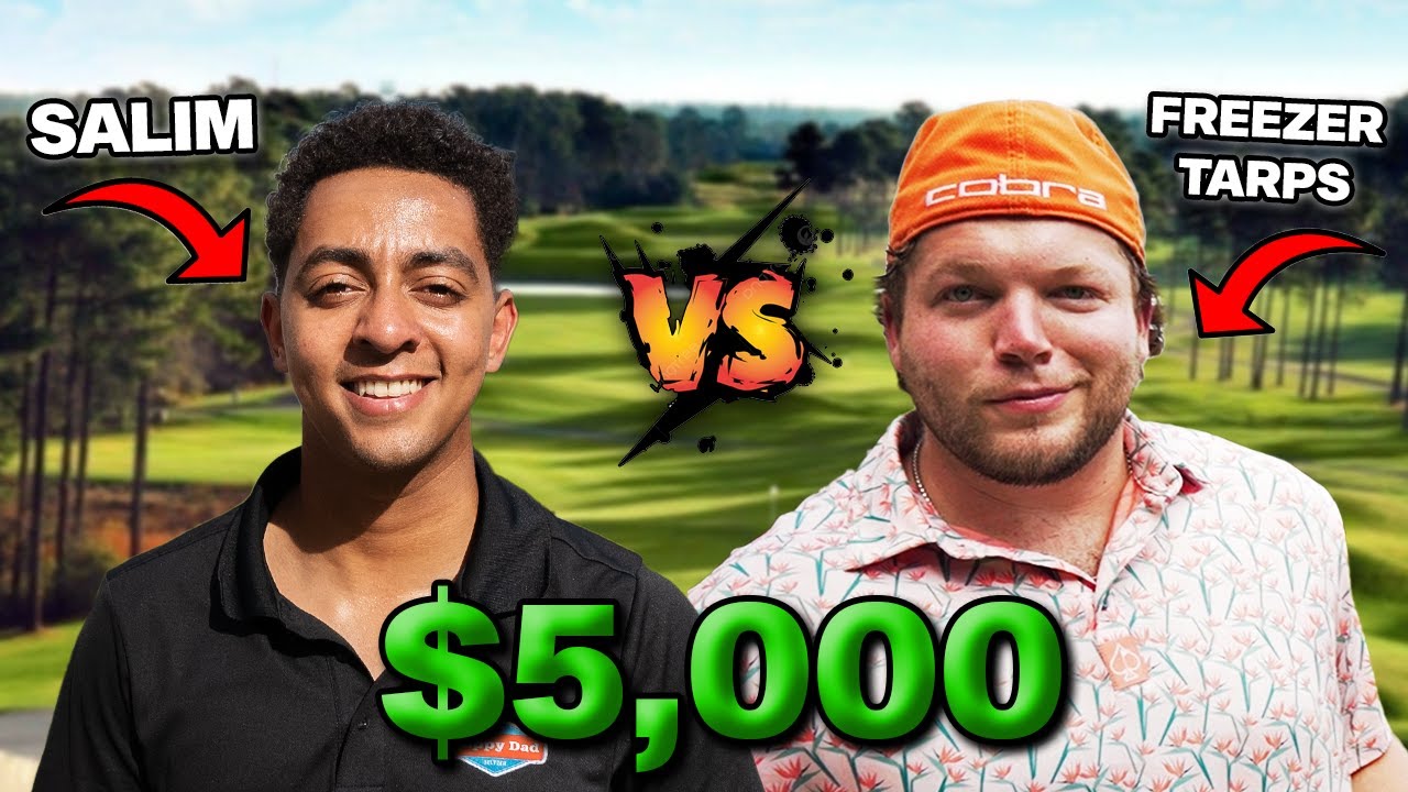 Salim and Freezer Tarps Have a CRAZY $5,000 Golf Match! - YouTube
