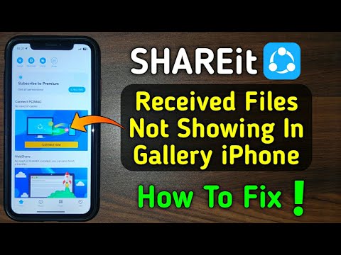 SHAREit Received File Not Showing In Gallery iPhone | SHAREit Received File Location