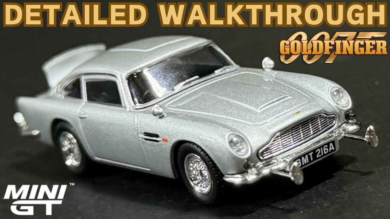 MINI GT X 007 James Bond | Aston Martin DB5 | Showcase of gadgets ...
