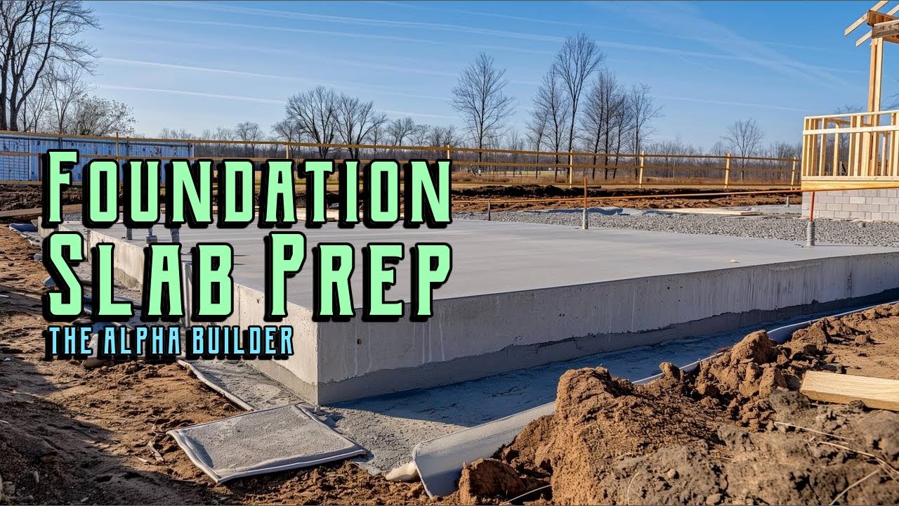 Slab Preparation Prior To Concrete Pour - YouTube