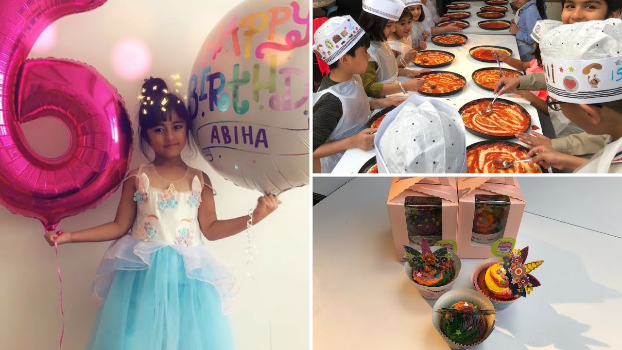 Kids Pizza Making Party - Abiha's 6th Birthday - YouTube